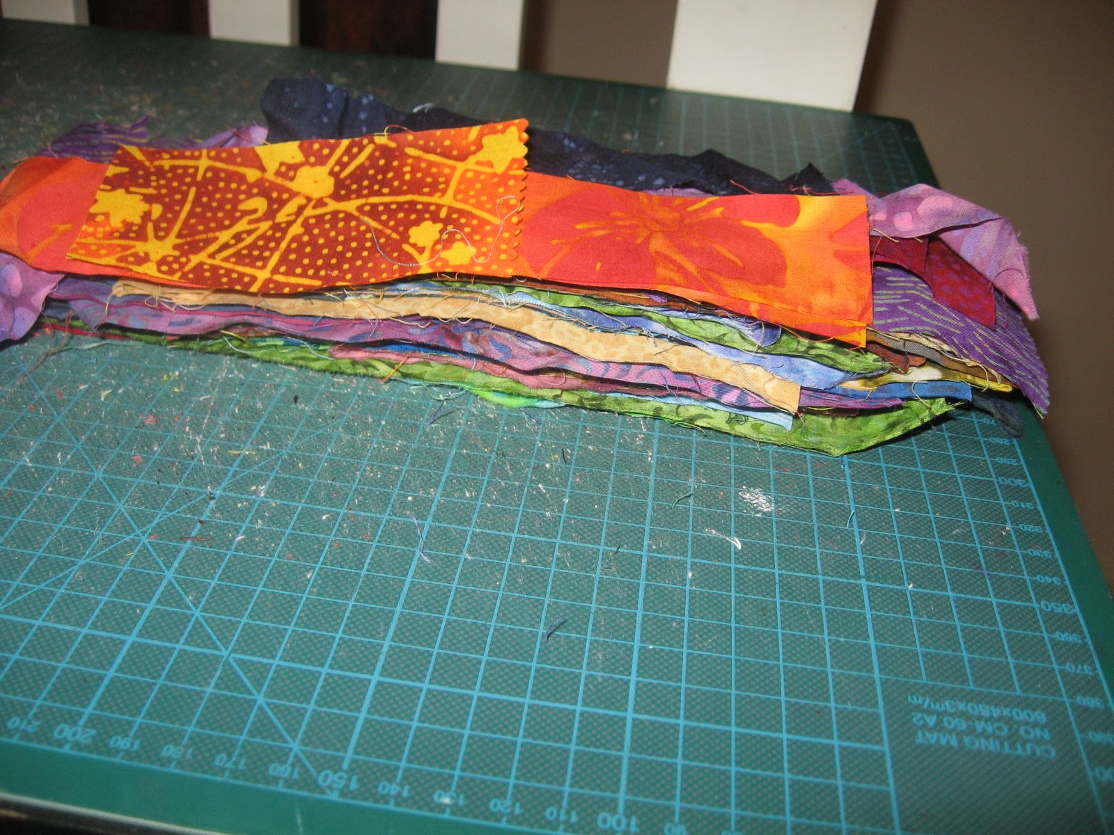 Kate's Quilting (and other arty stuff): Batik scraps