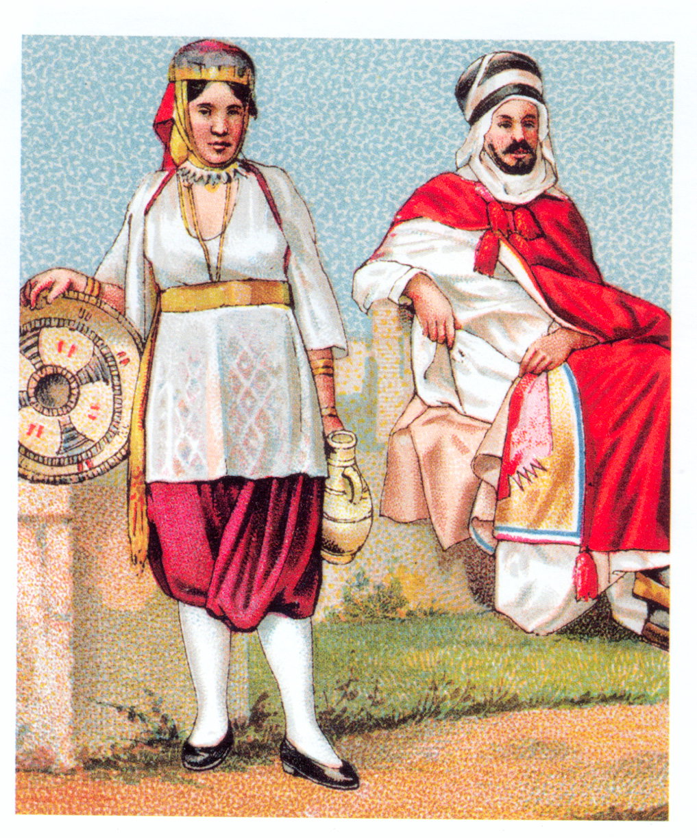 KUALA SKYLAB: AUGUST RACINET. COSTUMES. AFRICA. MOORISH PEASANT WOMEN ...