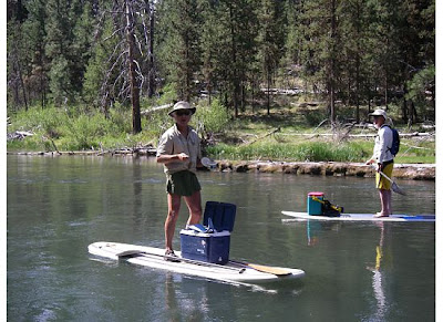 Stand Up Paddle Bend: Coolers on Board