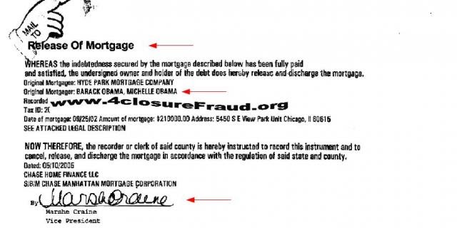 Wall Street Manna: Even Obama's mortgage is robo-signed with fraudulent ...