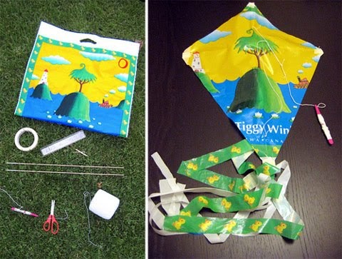 Cum să faci un zmeu dintr-o pungă de plastic