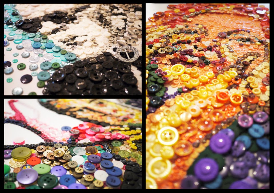 P8 Buttons & Fabrics: Button Wednesday : Portraits