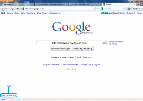 Bosan dengan tampilan halaman muka Google…? Ayo kita ganti ~ Caesar ...