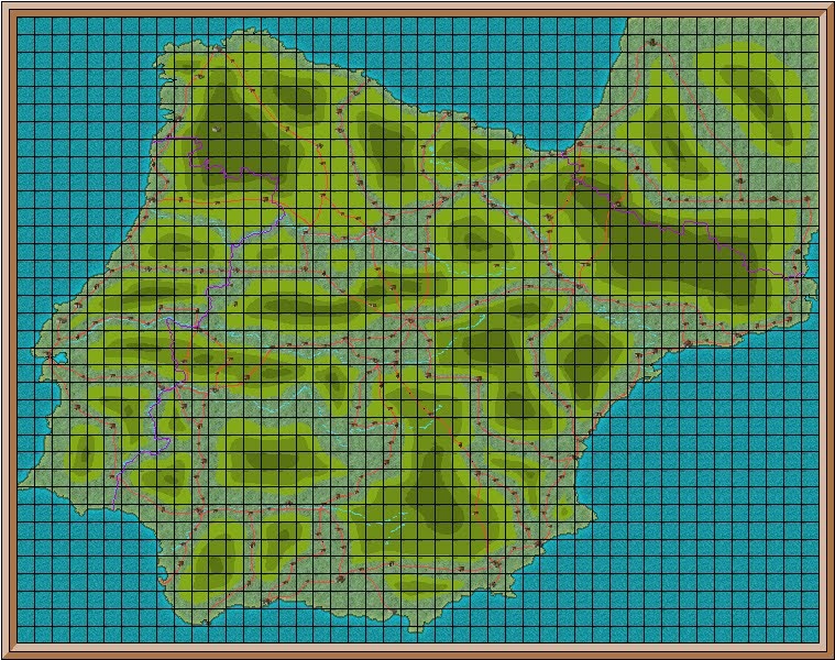 napoleonic wargaming: Campaign Map Making