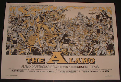 INSIDE THE ROCK POSTER FRAME STORE: REMEMBER THE ALAMO DRAFTHOUSE ...