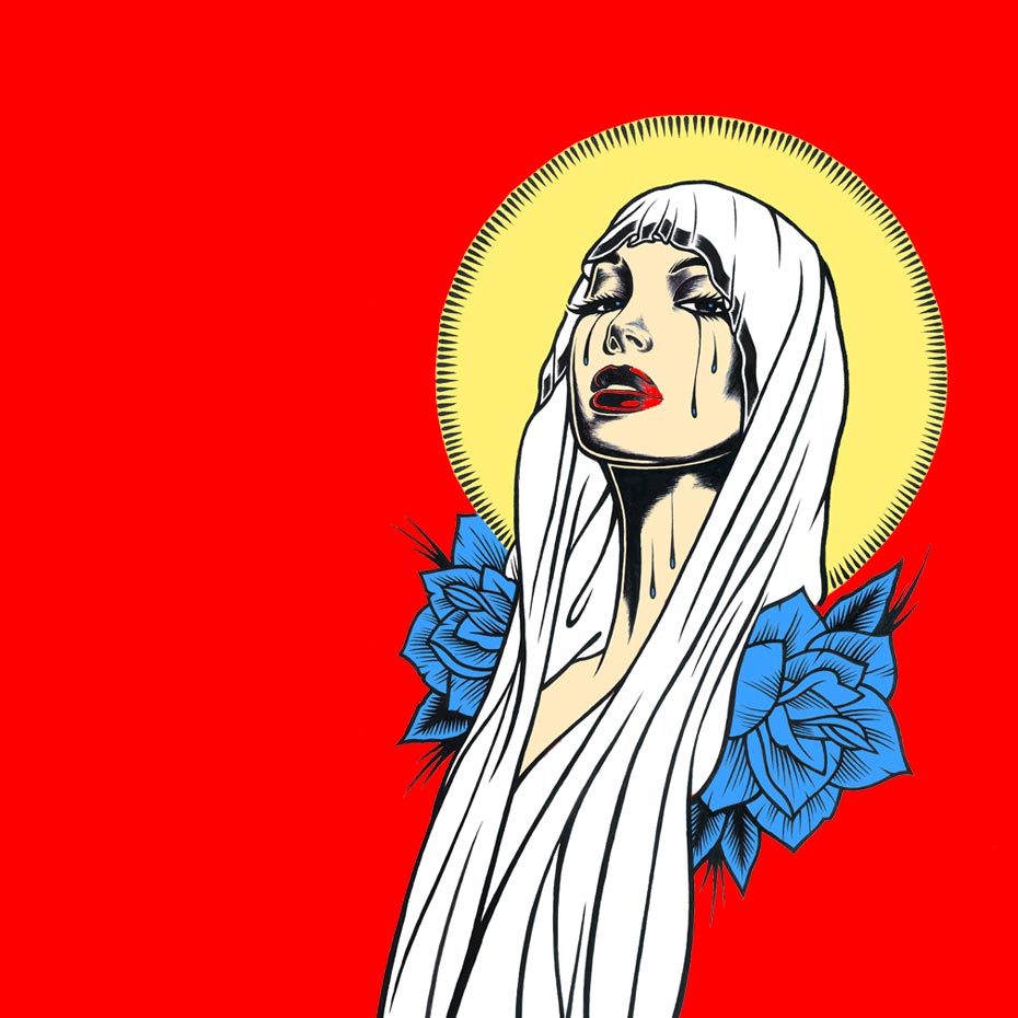 INSIDE THE ROCK POSTER FRAME BLOG: Holy Bombshell Mother of Jesus! From ...