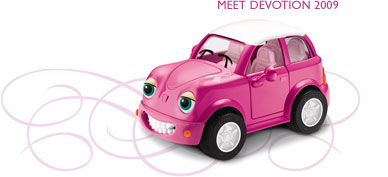 BLADE 7184: My Chevron Breast Cancer Car Collection