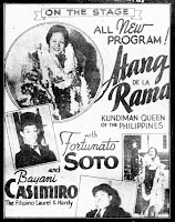 PELIKULA, ATBP.: Atang de la Rama: Reyna Ng Sarswela, Reyna Ng Kundiman