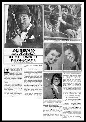 PELIKULA, ATBP.: MAX ALVARADO: THE MAL HOMBRE OF PHILIPPINE CINEMA