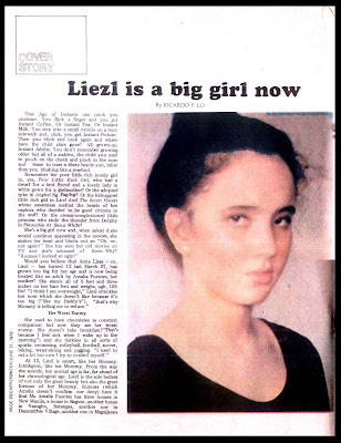 PELIKULA, ATBP.: LIEZL IS A BIG GIRL NOW (Expressweek, June 21, 1979)