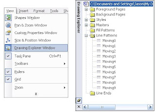 Texas Brit: Animated Lines in Visio