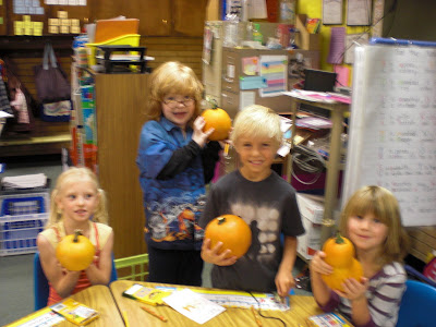 Mrs. Shaffer's 1st Grade Class: Pumpkin Math and Science