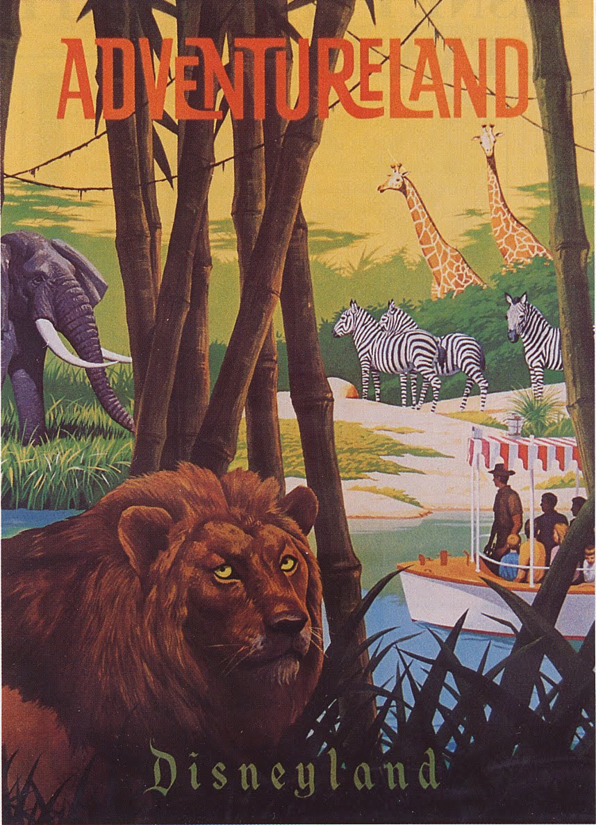 Insights and Sounds: Disneyland Attraction Posters: The Adventureland ...