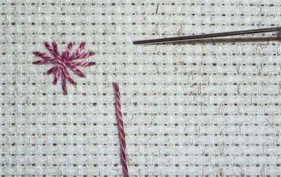 BAS - Week 48 - Rhodes Stitch Variation (Heart)