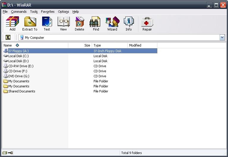 WinRAR encryption & split file volume | My Software Blog