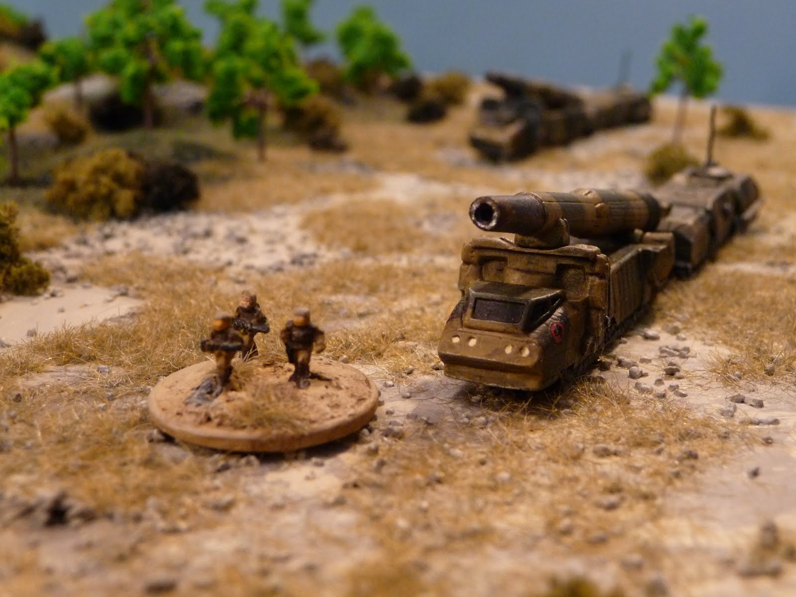 Reinwood's CBT Workbench: Long Tom Artllery Diorama Finished