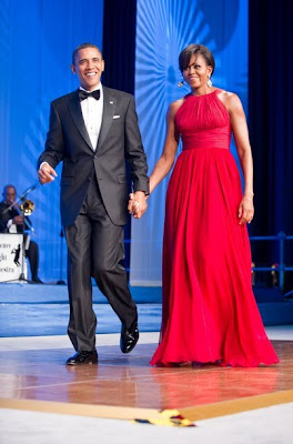 The House of Fabulous: Michelle Obama's Stunning Scarlet Dress