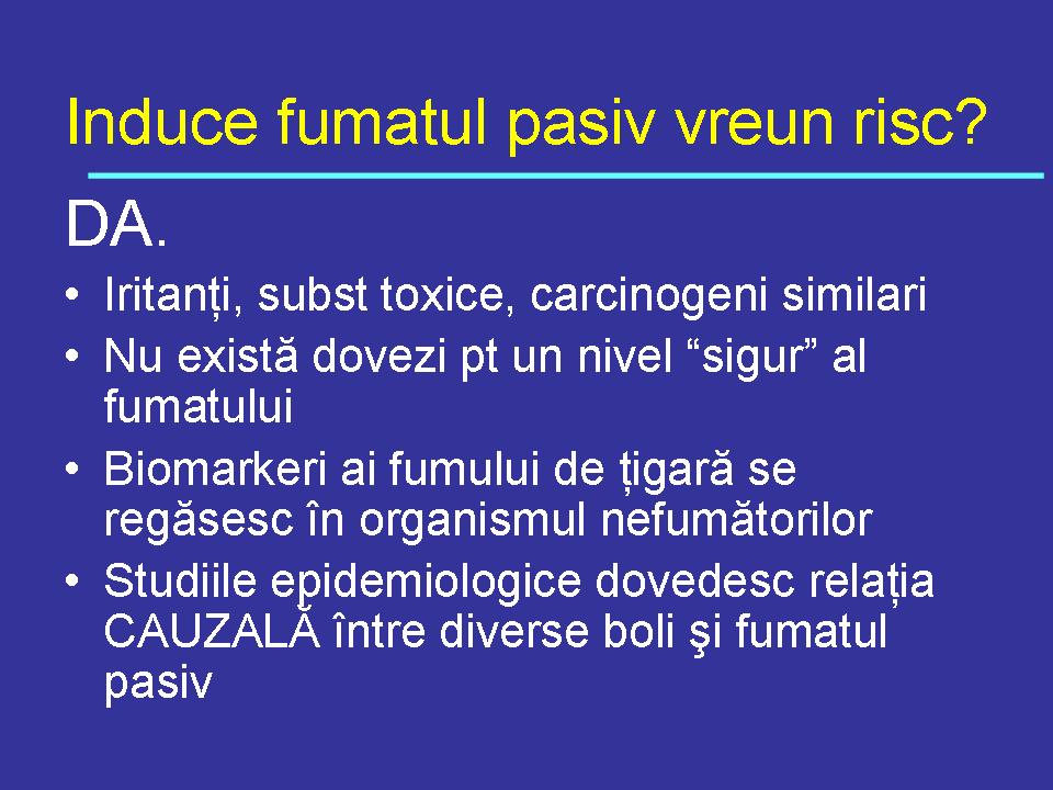 Lasa-te de fumat!: Fumatul pasiv şi sănătatea