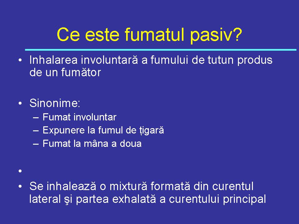Lasa-te de fumat!: Fumatul pasiv şi sănătatea