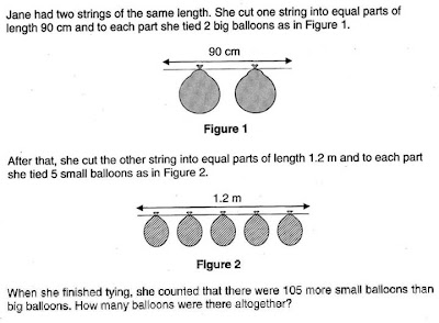 PSLE Maths: PSLE 2009 Challenging Question