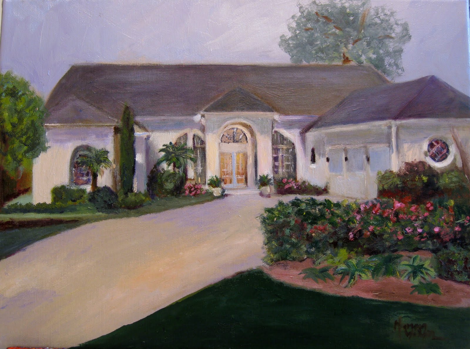 Norma Wilson Original Oil Custom Home Portrait Art | Norma's Daily ...