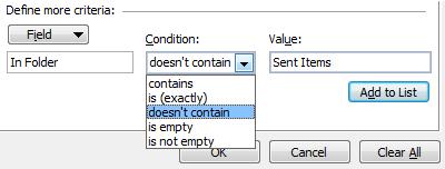 Outlook: "All Mail" Custom Search Folder ~ Stacy DuBois' Tech Blog