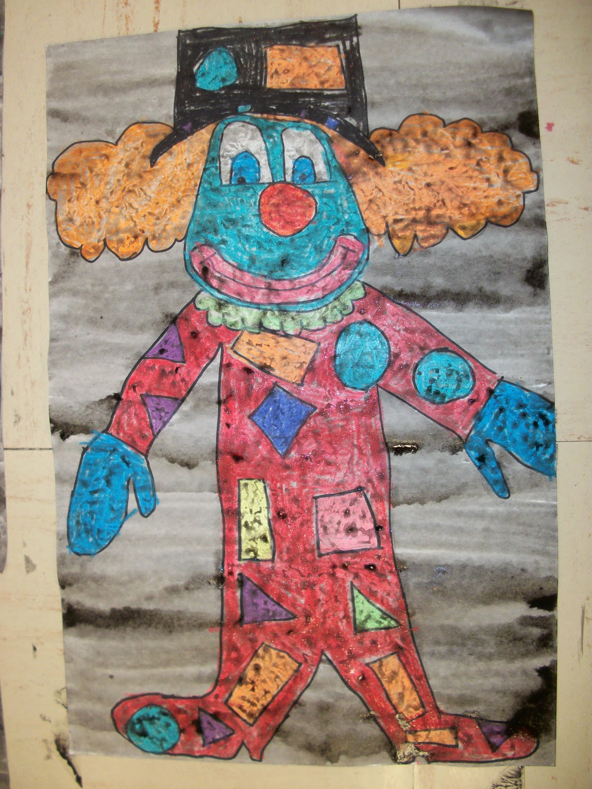 Inside Alta Loma's ART Room: Clown of Shapes