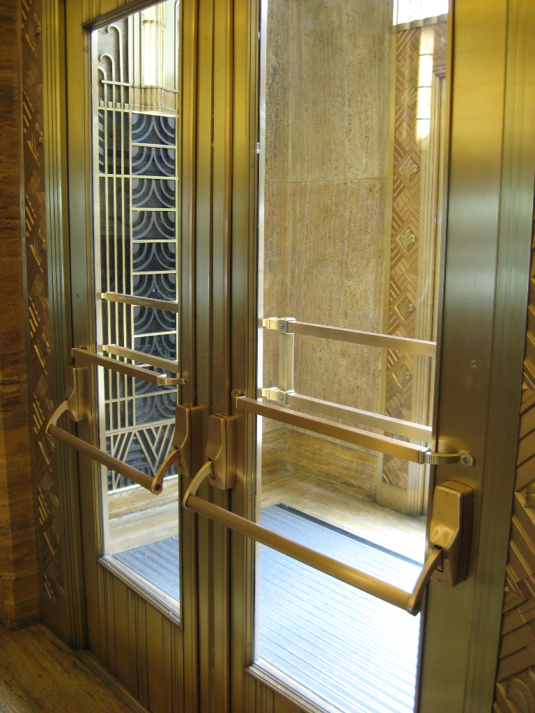 HEAVY METAL WORKS: Bronze Door Restoration - "Art Deco"