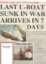 Liverpool Preservation Trust: U-534. Cut Up, Into Five Pieces, By Neil ...