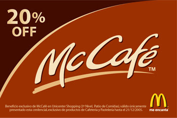 minimi portfolio: Flyer McCafe - McDonald's