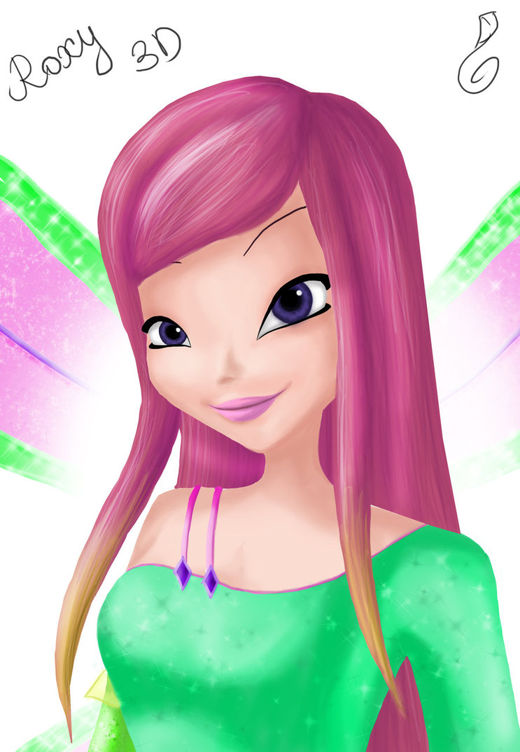 Mágica Winx | The magic will never end!: Novo Fãn-art - Roxy Believix 3D