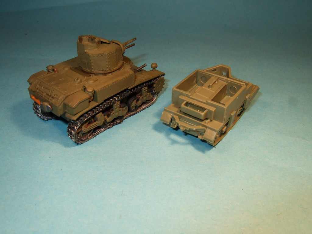 morksminis: Stuart, Bren Gun Carrier, Matchbox, Airfix, 1:72