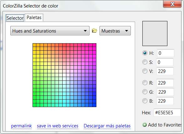 Captura colores hexadecimales con Colorzilla - CGsign Blog de Diseño