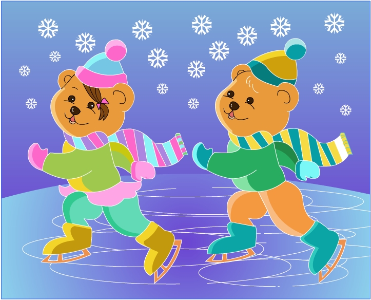 Nicole's Free Coloring Pages: Winter coloring pages **Nina&Nino comeback!