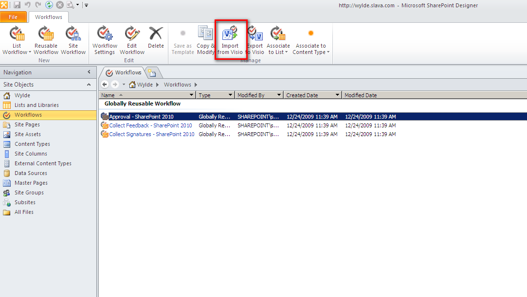 Mighty Sharepoint 2010 Workflows Part 2 Using Sharepoint Designer 2010 To Manage Workflows