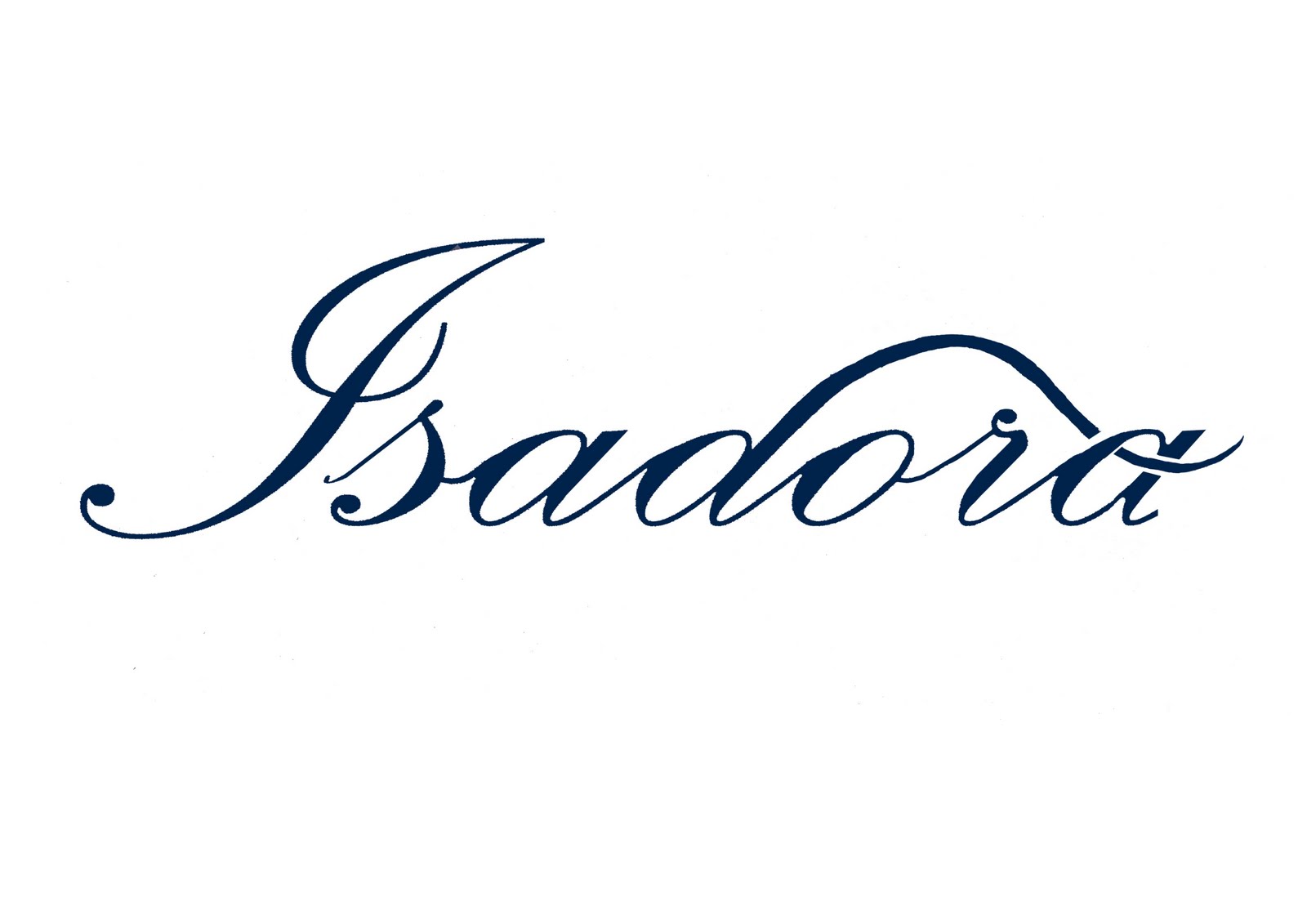 TUI tengo.una.idea.: Logotipo Isadora Duncan