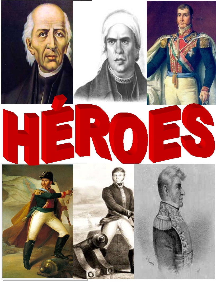 HÉROES: PERSONAJES ANTESESORES DE LA INDEPENDENCIA
