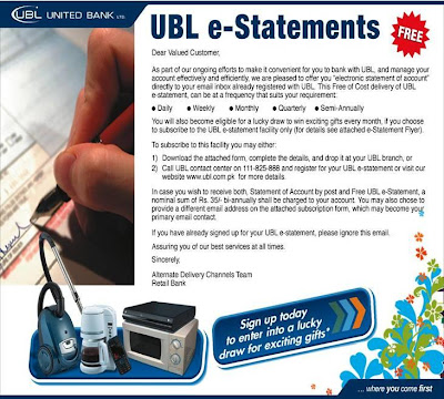 UBL Omni: UBL eStatement