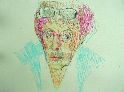 Creativity Journey: MONO PRINT SELF PORTRAIT