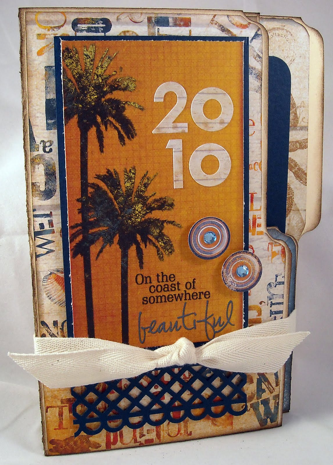 Paperie Petals: Beach Themed File Folder Album