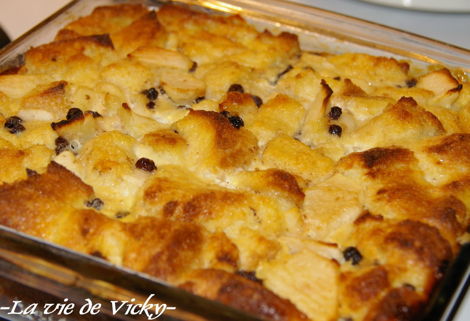 Ma petite vie!: Pudding au pain, pomme et cannelle