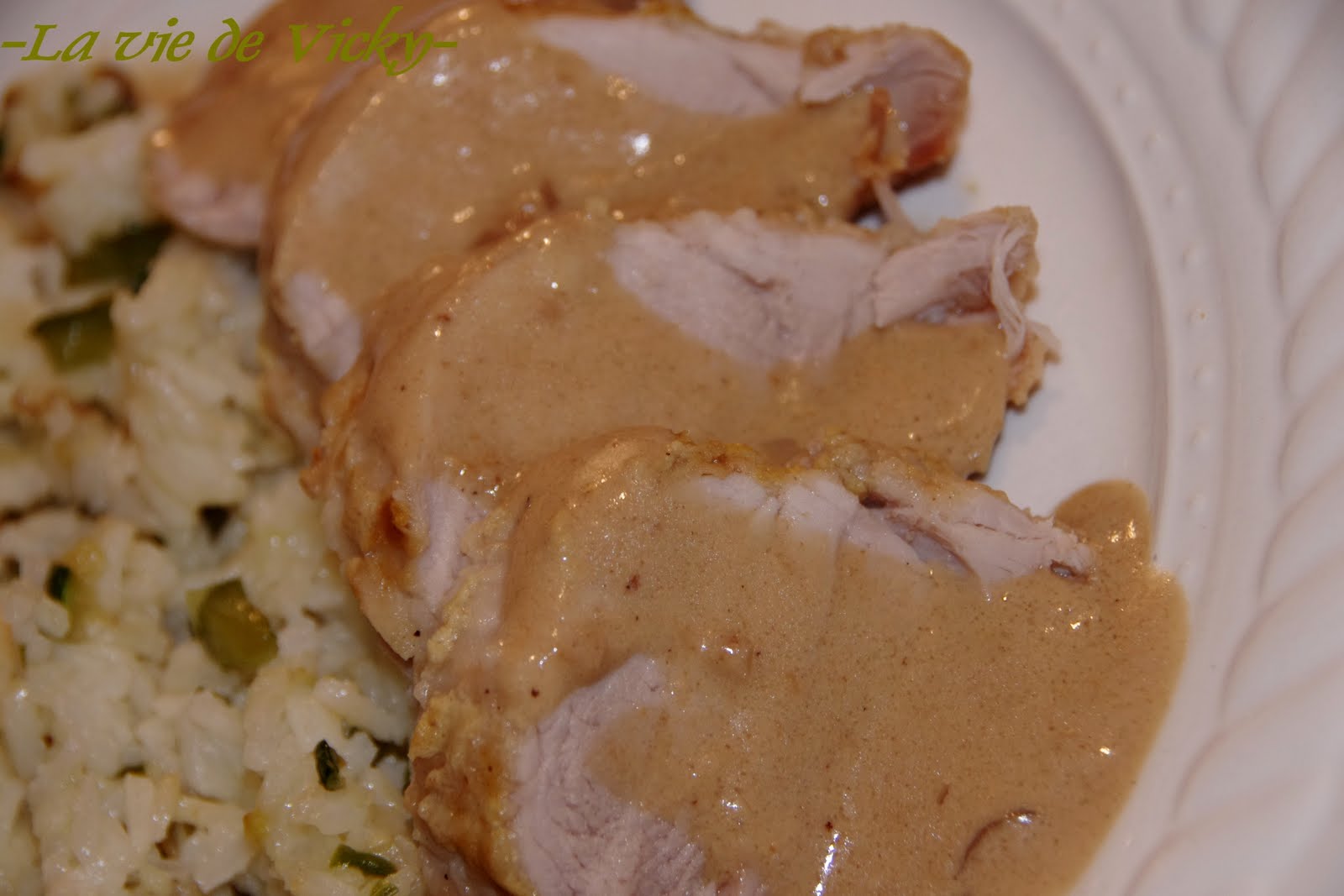 Ma petite vie!: Filet de porc à la moutarde de dijon