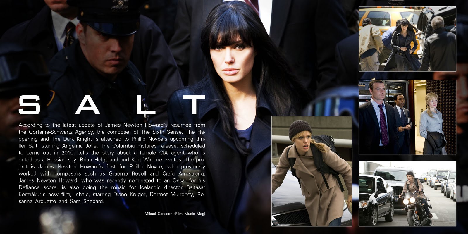 Soundtrack List Covers: Salt (James Newton Howard)