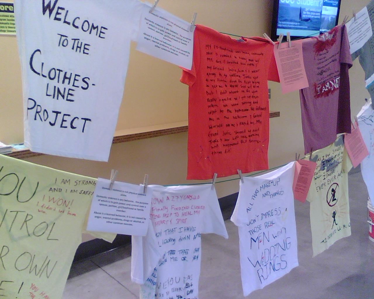 New Beginnings - Ending Domestic Violence: Clothesline Project ...