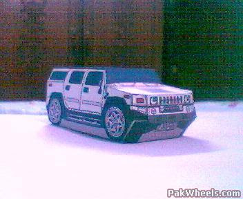 Cars and bikes from Pakistan and arount the world: Paper made Hummer H2 ...
