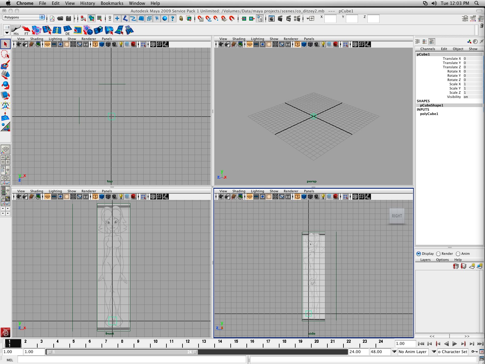 problems i have with maya: Increasing or Decreasing Maya Grid Details