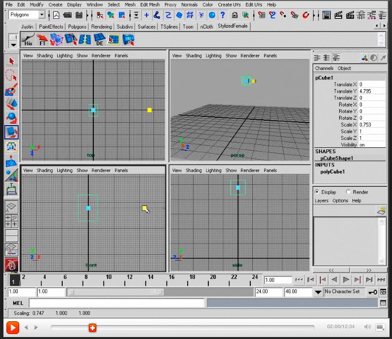 problems i have with maya: Increasing or Decreasing Maya Grid Details