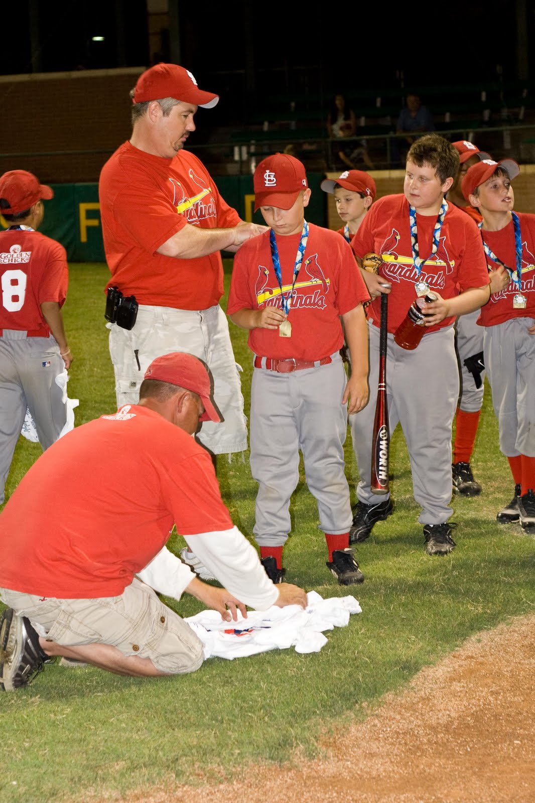 Our 4tunate Family: Baseball Boy #3 and Handsome Coach