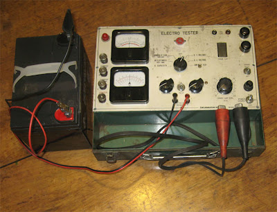 HONDA CB400F レストア 作業日誌: Yamaha Electro tester Model SY VOLTAGE TEST