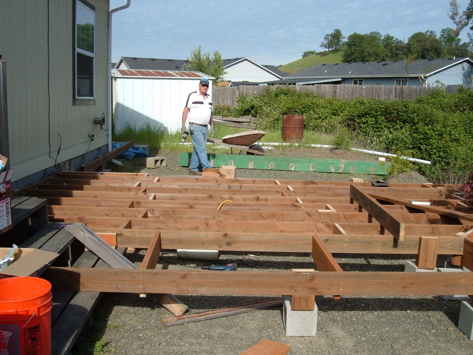 wood is therapy by appointment only: deck construction